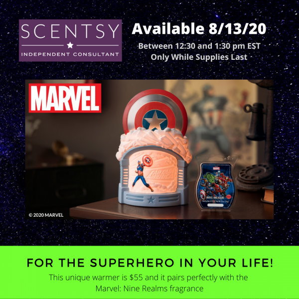 Captain America is Here! | Scentsy Online Store | Shop Scentsy